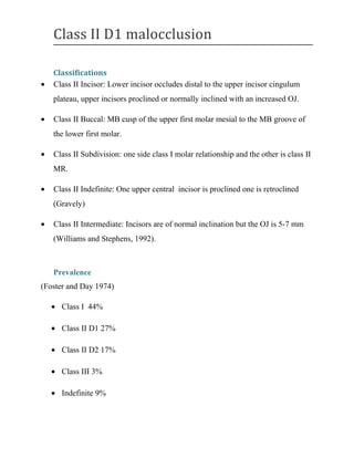 Class 2 div 1 / for orthodontists by Almuzian | DOC