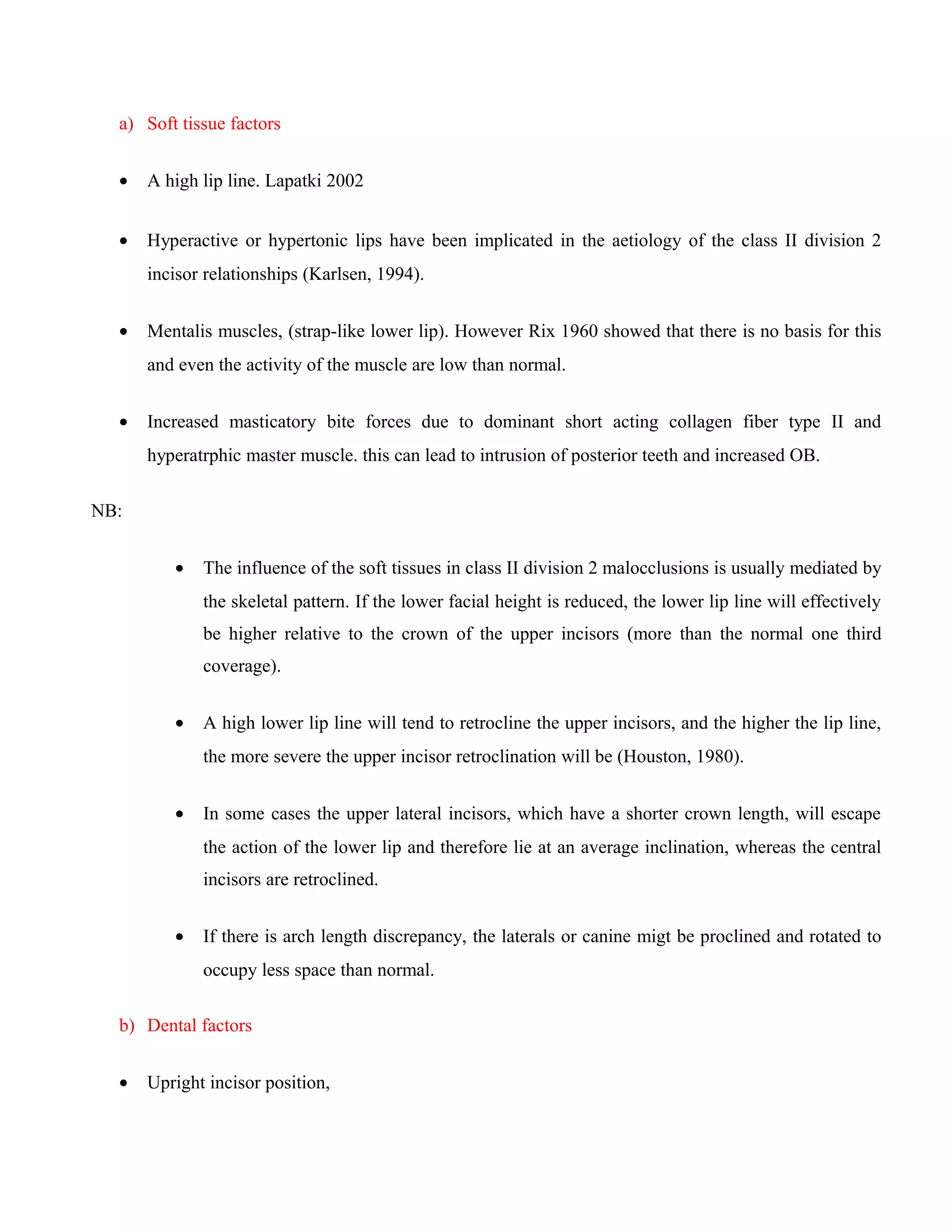 Class 2 division 2 / for orthodontists by Almuzian | DOC
