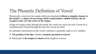 [Class 2] [For Midterm] [Fall 2024] Vowel Sounds.pptx