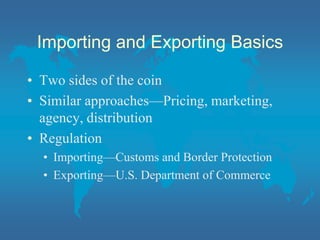 Class 2 for starting an import export business | PPT