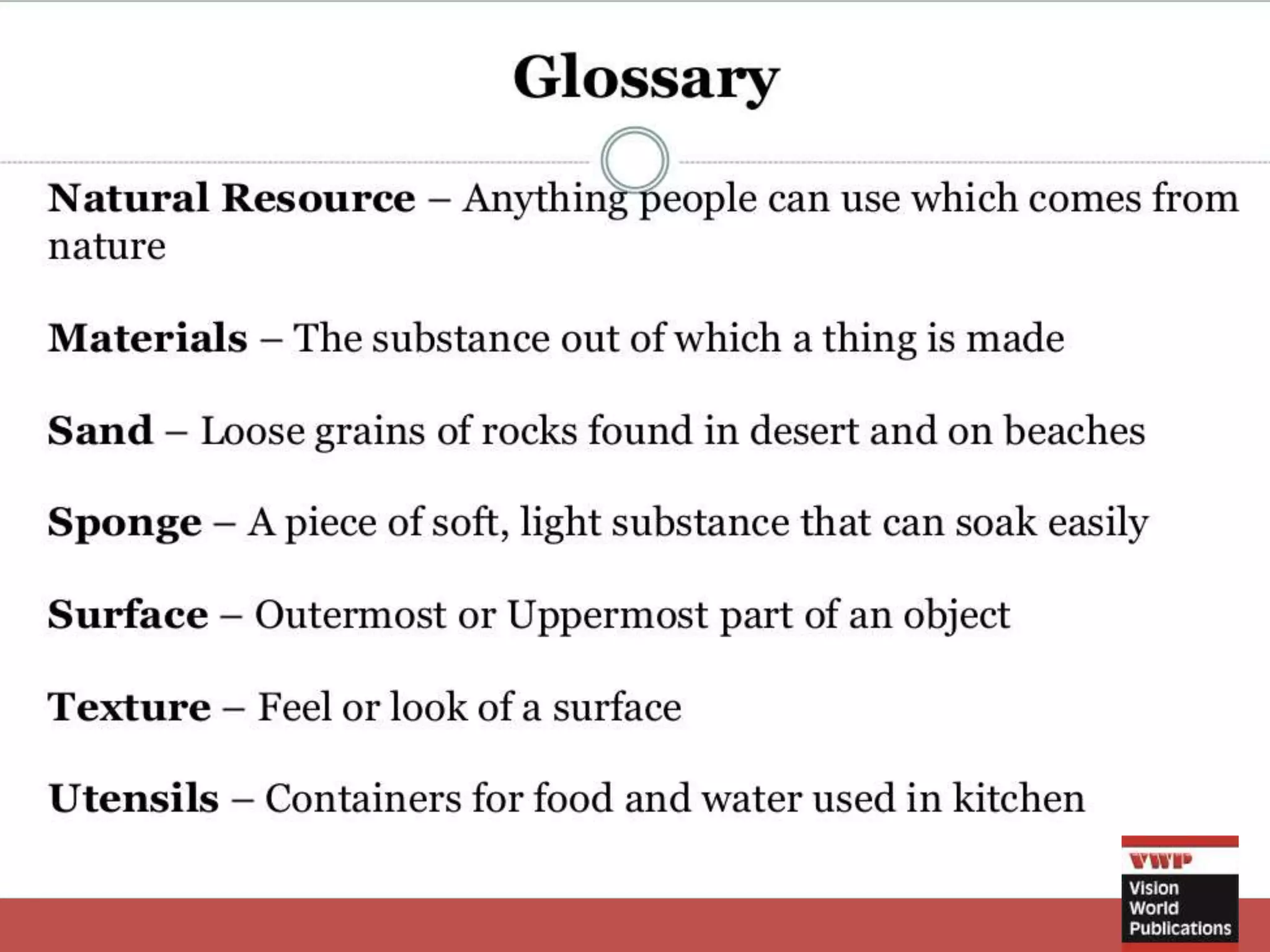 Class 2 'Materials' | PPTX