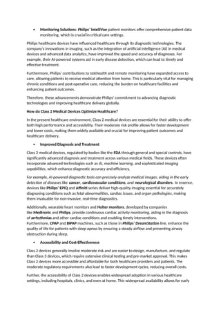 Class 2 Medical Devices: Intersection of Innovation and Regulation | DOCX
