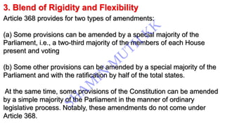 Salient features of Indian constitution - MCN202 (Module 1) | PDF | Political Issues & policy ...