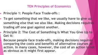 Class 2 Ten Principles of Economics (NIT Calicut) | PPT