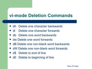 UNIX - Class2 - vi Editor | PPT
