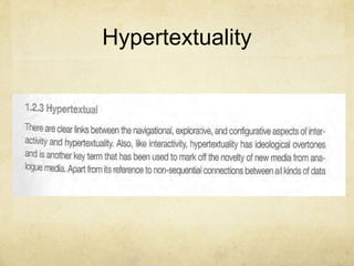 Class3: New Media, New technologies | PPT