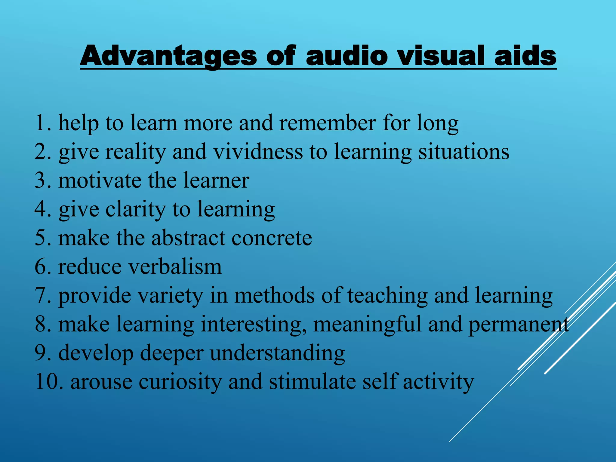 Audio Visual aids | PPTX