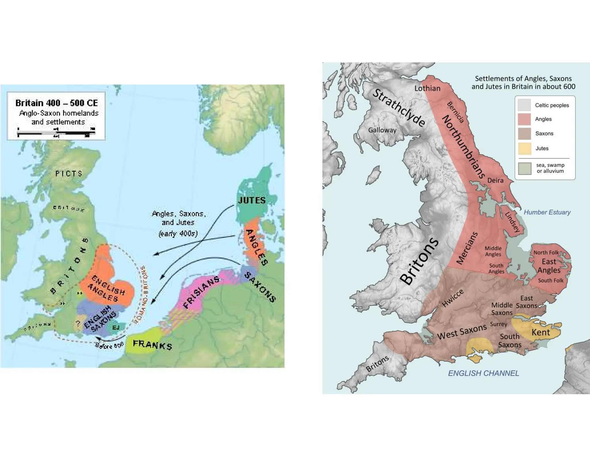 Invasions in England - From the Celts, the Romans, the Anglo-saxons ...