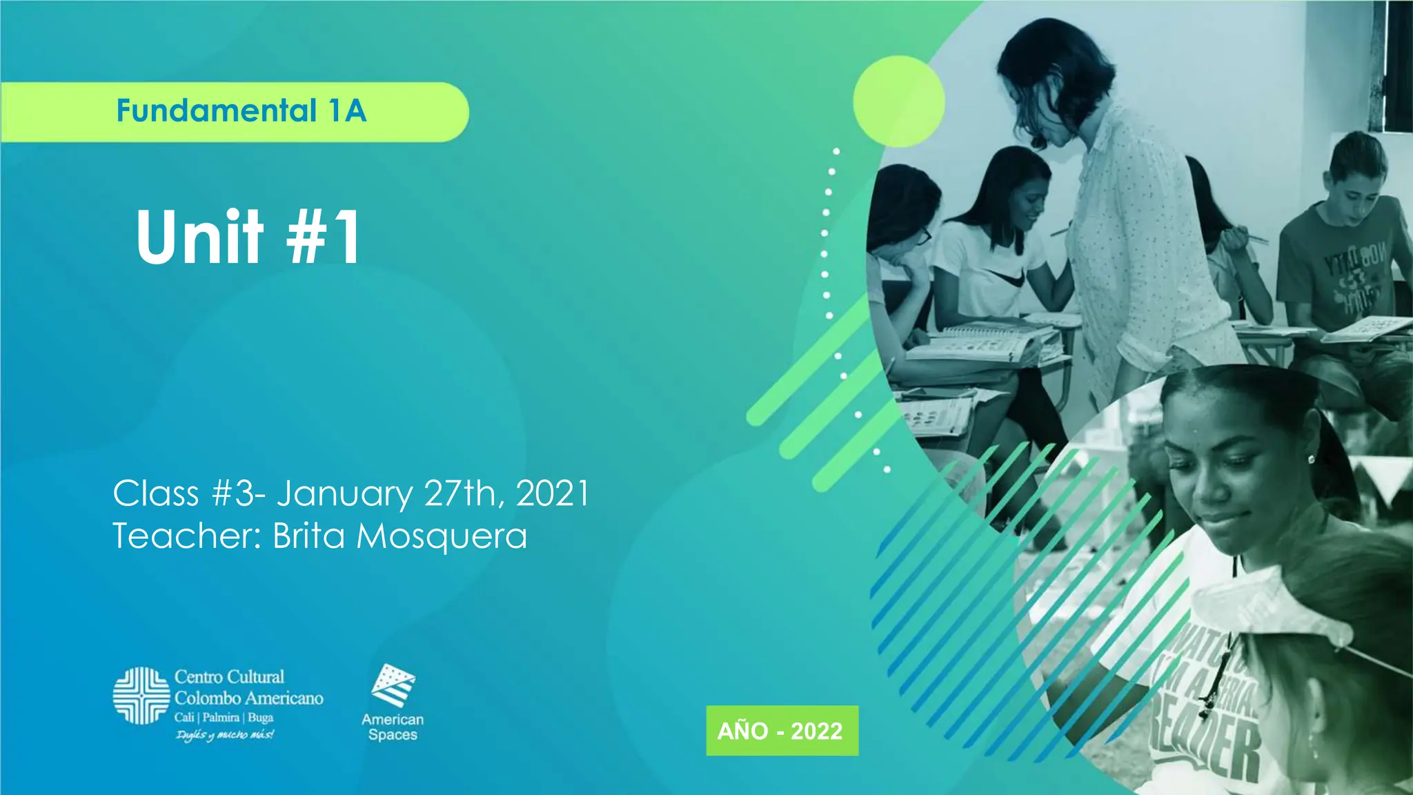 Class 3-F1A January 27. ingles guia para aprender formas de ingles | PPT