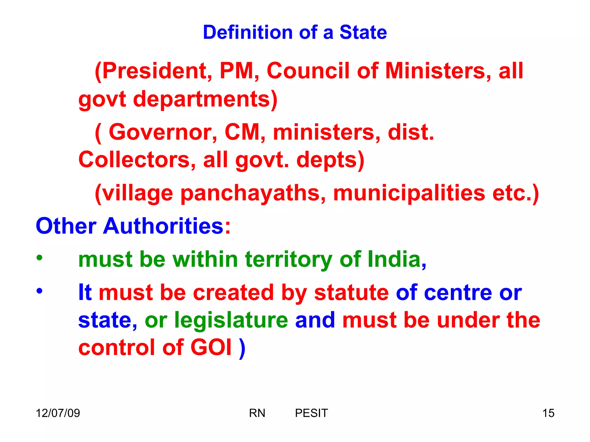 Class3 Fundamental Rights | PPT