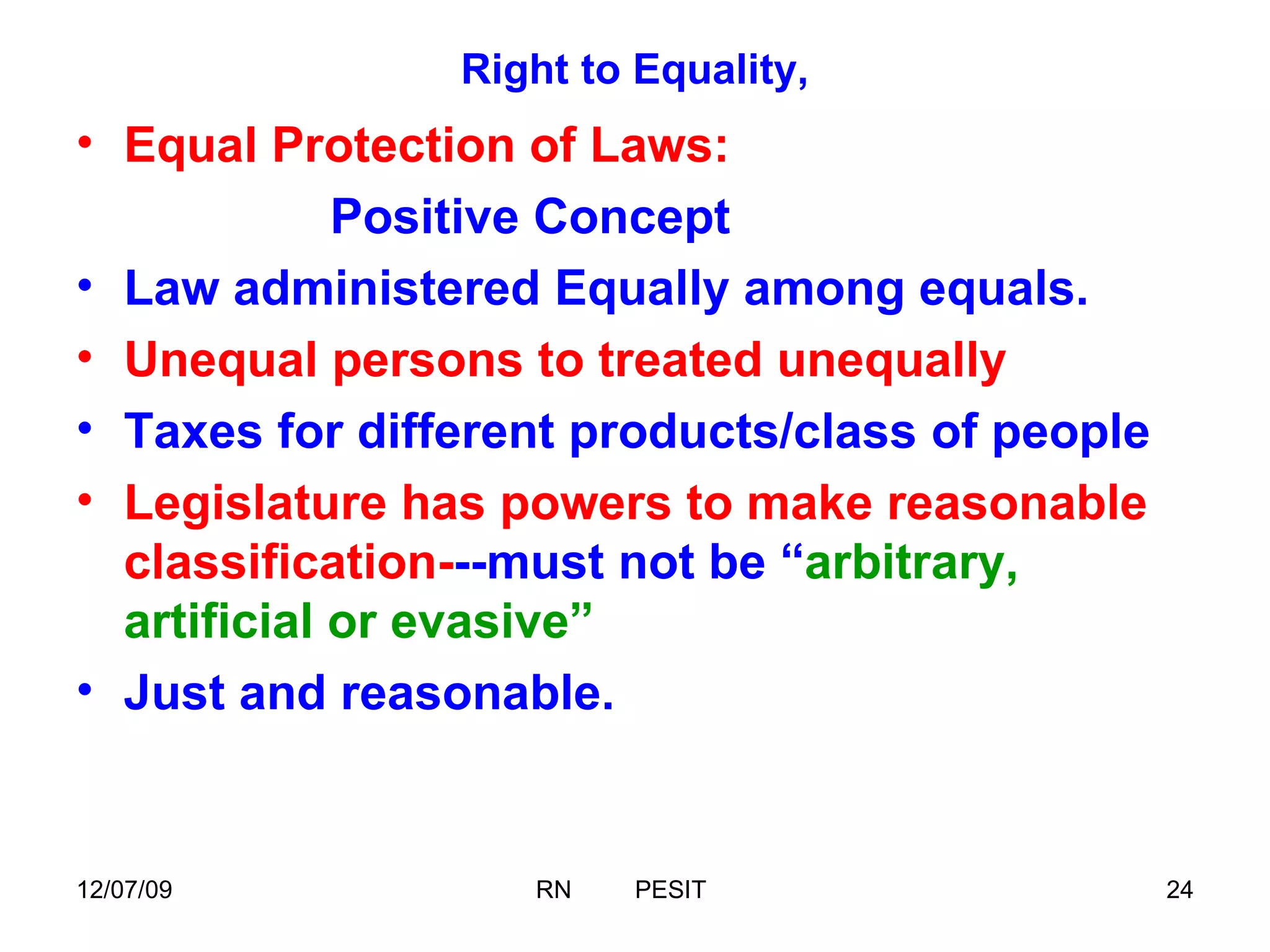 Class3 Fundamental Rights | PPT