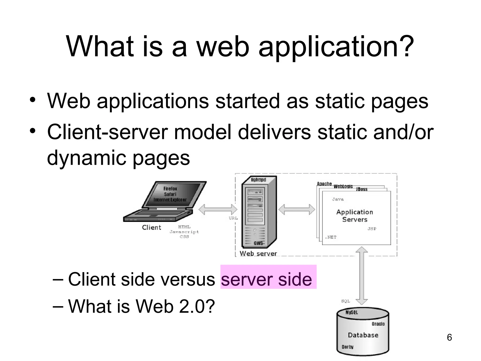 Web Applications Lecture Client–Server M | PPT