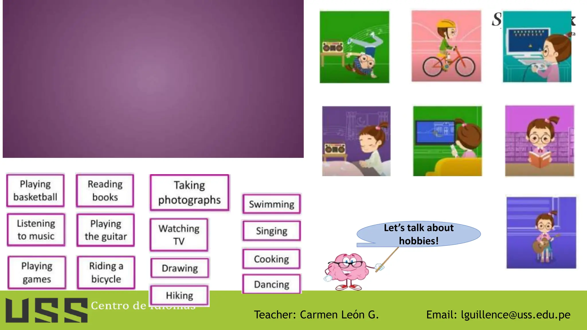 Class 32 - - CLASE PARA ESTUDIANTES DE UNVERSIDAD-Hobbies.pptx