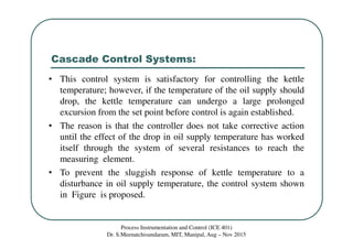 Class 33 advanced control strategies - cascade control | PDF