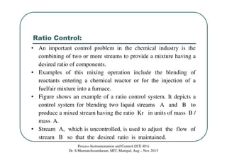 Class 35 advanced control strategies – ratio control, split range ...