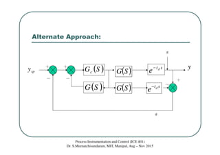 Class 36 advanced control strategies – dead time compensator, selective control | PDF