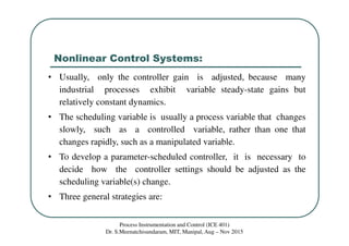 Class 37 inferential control, gain scheduling | PPT