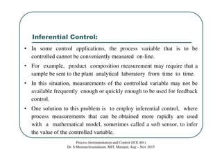 Class 37 inferential control, gain scheduling | PPT