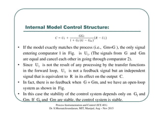 Class 38 self tuning controllers and imc | PDF