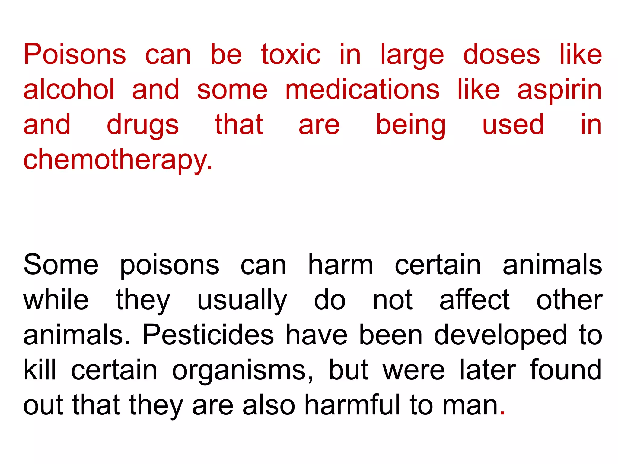 classification of toxins | PDF
