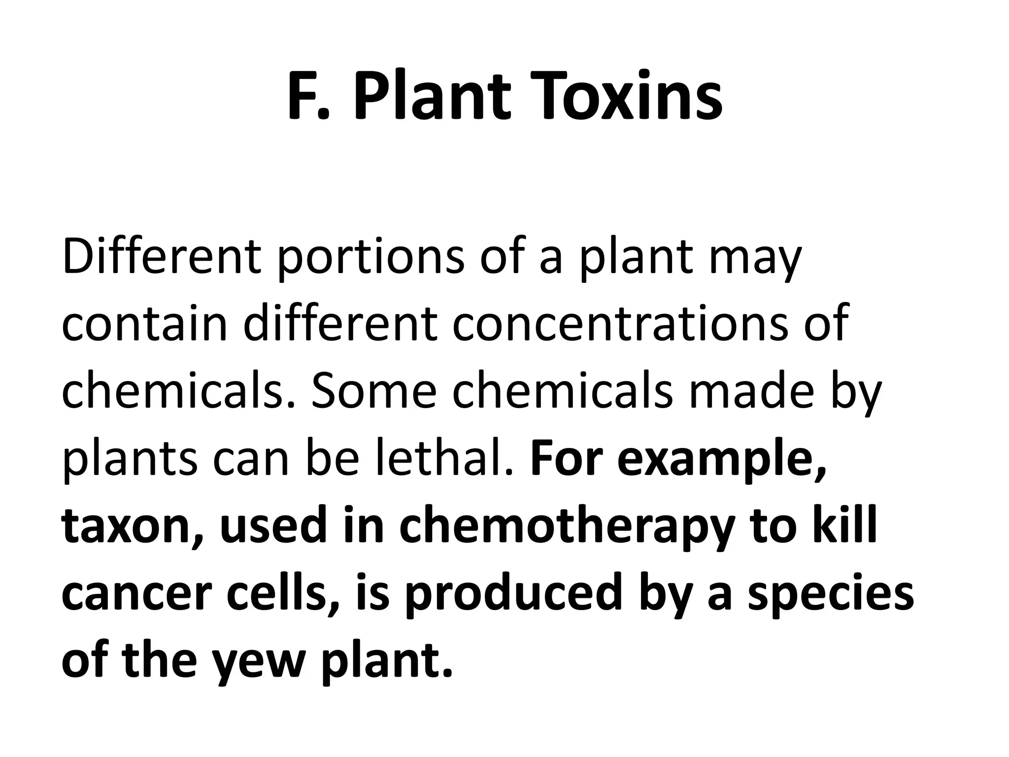 classification of toxins | PDF