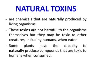 classification of toxins | PDF