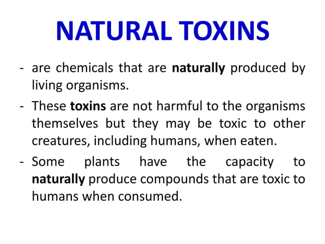 classification of toxins | PDF