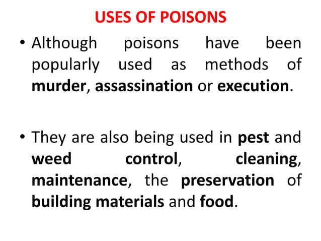 classification of toxins | PDF