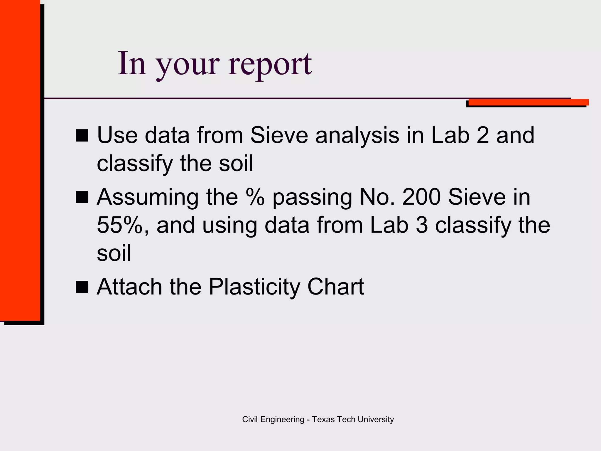 Class 3 (b) Soil Classification ( Geotechnical Engineering ) | PDF