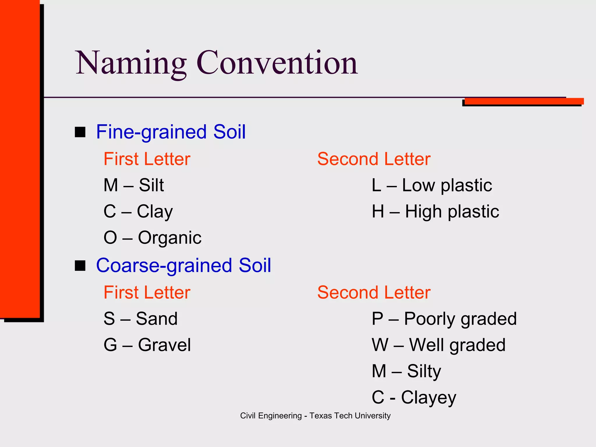 Class 3 (b) Soil Classification ( Geotechnical Engineering ) | PDF