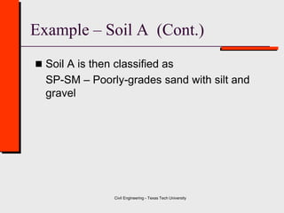 Class 3 (b) Soil Classification ( Geotechnical Engineering ) | PDF