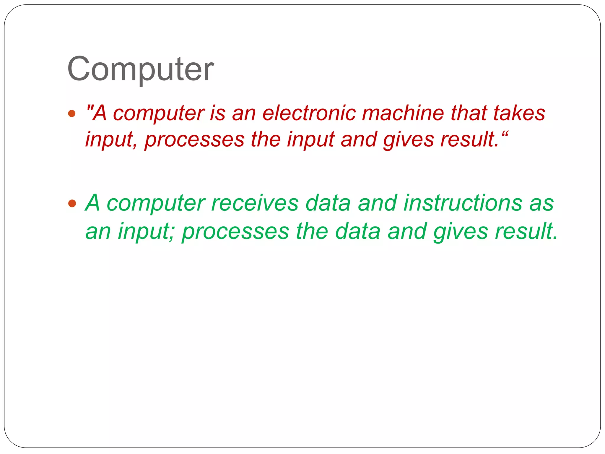Class 3 c0mputer day 1 | PPTX | Technology & Computing