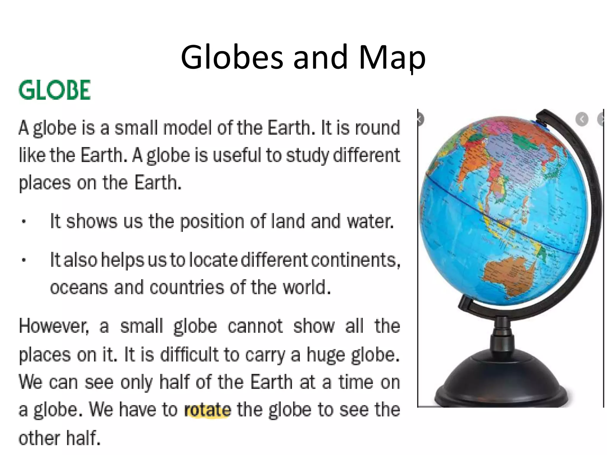 Class3 Ch2 globes and maps ppt | PPTX