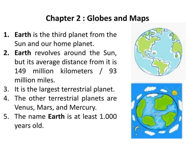 Class3 Ch2 globes and maps ppt | PPTX