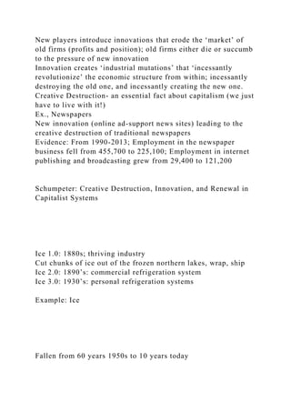 Class 3 Creative Destruction, Disruptive Innovation, and the In.docx