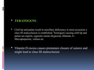 CLASS III MALOCCLUSION IN ORTHODONTICS | PPTX