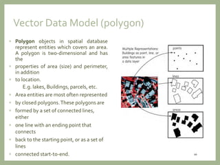 Geospatial Data Models, Vector And Raster Data Model | PDF