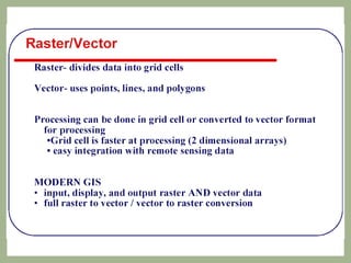 Geospatial Data Models, Vector And Raster Data Model | PDF