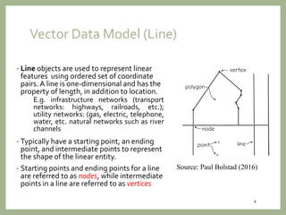 Geospatial Data Models, Vector And Raster Data Model | PDF