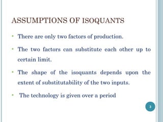 Class 3 isocosts & isoquants | PPT