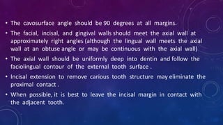Class 3 tooth preparation | PPTX