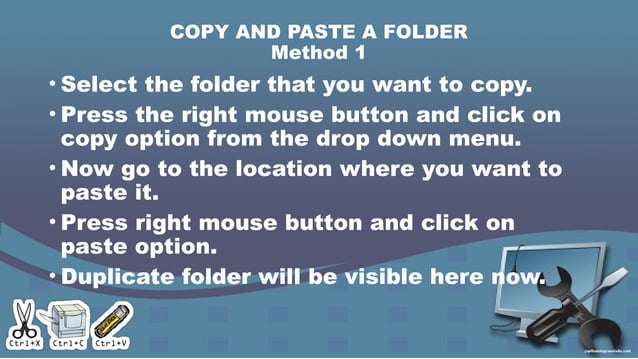 Class 3 Week 5 CUT, COPY & PASTE A FOLDER.pptx