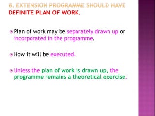 Principles, Steps of programme planning, evaluation and monitoring of ...