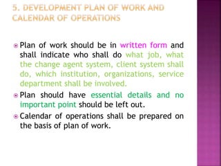 Principles, Steps of programme planning, evaluation and monitoring of ...