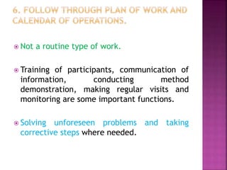 Principles, Steps of programme planning, evaluation and monitoring of ...