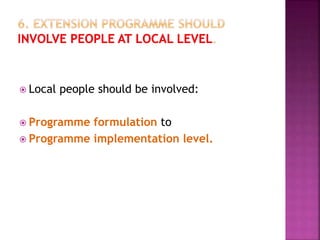 Principles, Steps of programme planning, evaluation and monitoring of ...