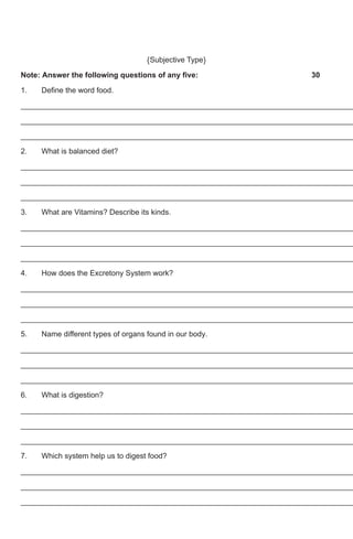 Class 4 | PDF
