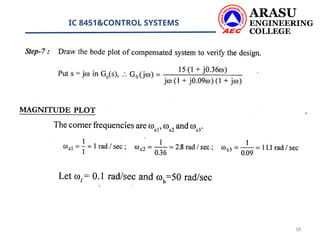 Bode plot and control system root locus graph | PPT