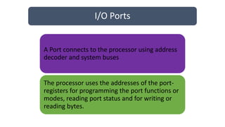 Class 4 I/O Ports | PPTX
