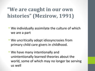 Class 4 mezirow's transformative learning theory | PPT